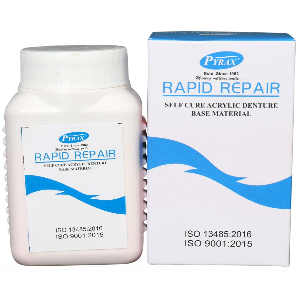 Pyrax Rapid Repair Self Cure Denture Base Powder